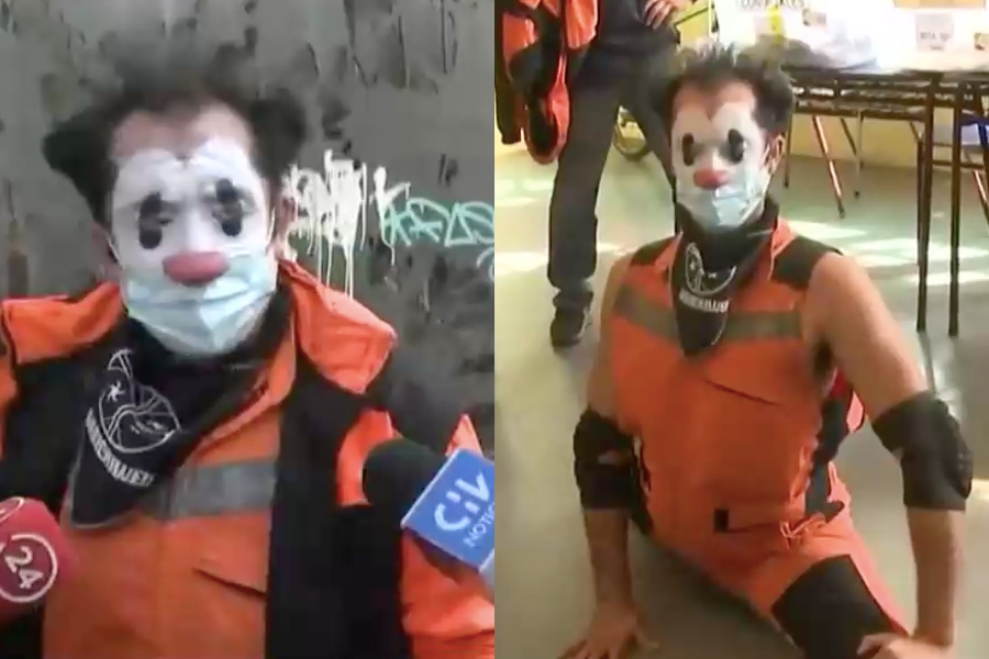 Mimo Tuga se abrió de piernas e hizo un particular punto de prensa al ...