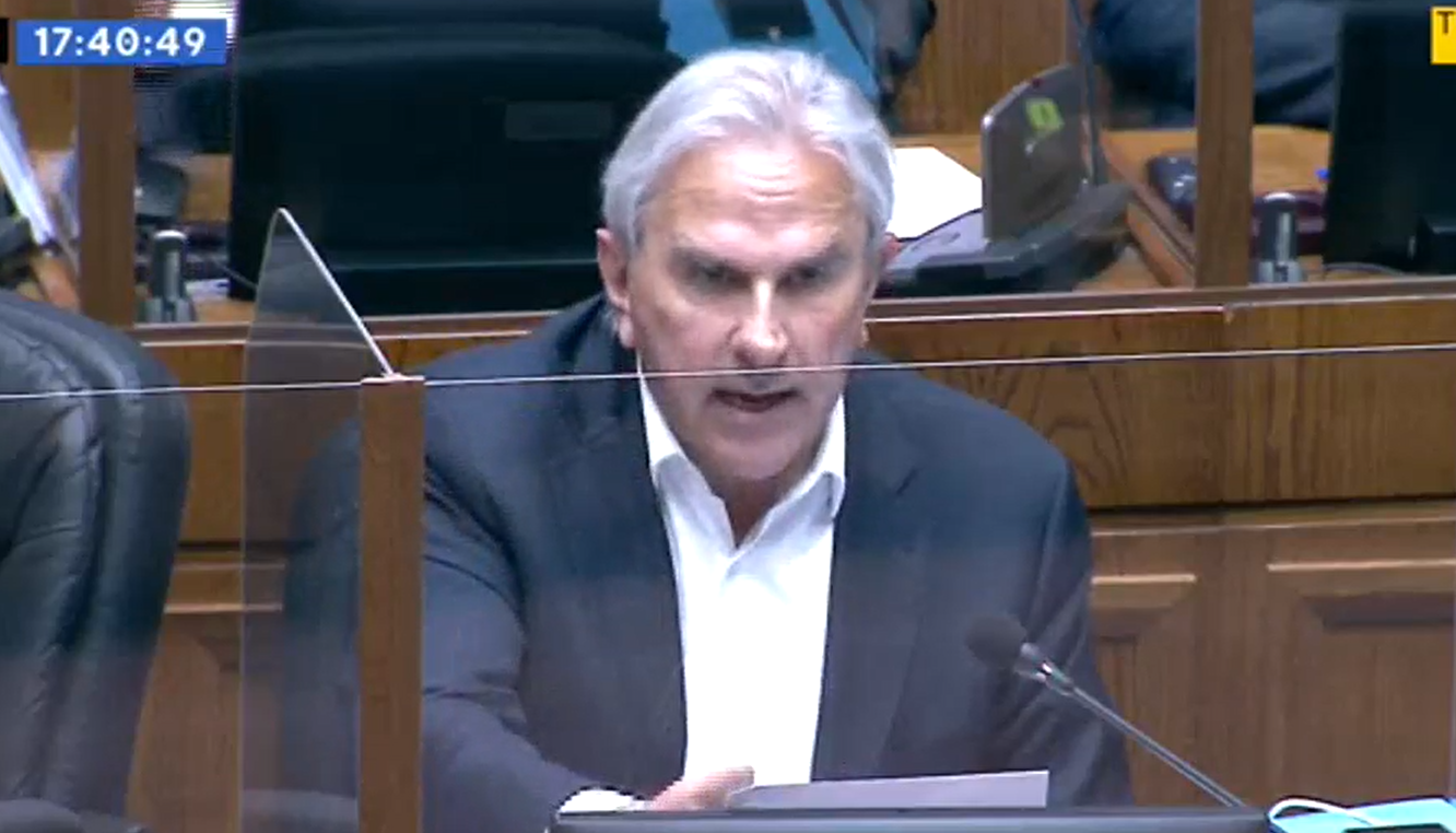 Senador Moreira en plena discusión por TPP-11: "Le pido al presidente ...