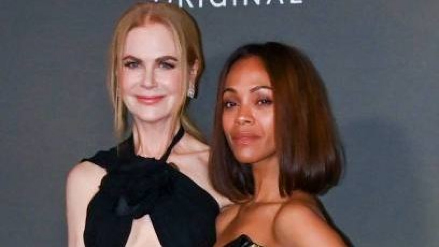 Zoe Saldaña y Nicole Kidman deslumbraron en la premiere de la nueva serie exclusiva de ...