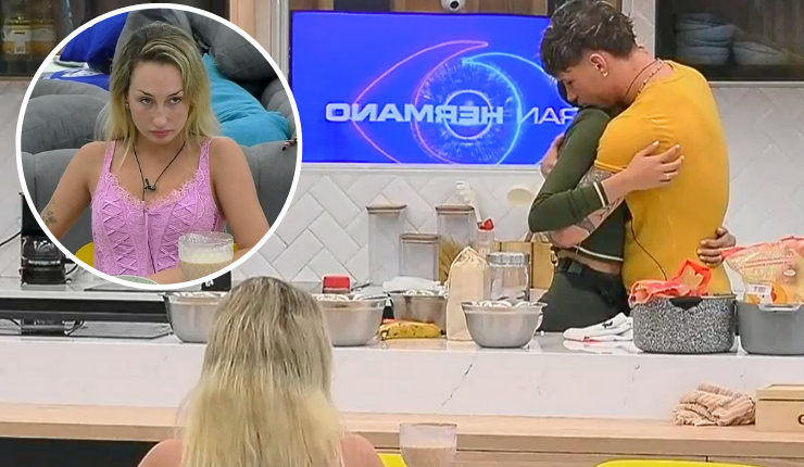 Coni y Rai se dieron cariñoso abrazo frente a Fran: Ella les hizo la fulminante con su mirada ...