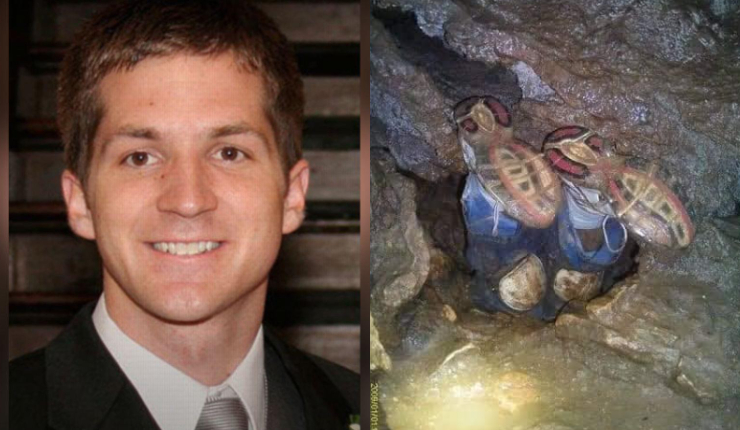 El trágico caso de John Jones: Su cuerpo sigue atrapado tras morir boca abajo en una cueva ...