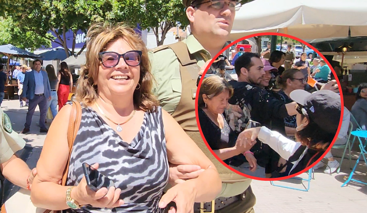 Graban momento en que mujer arrojó café a Camila Vallejo: Hay una detenida - Chilevisión