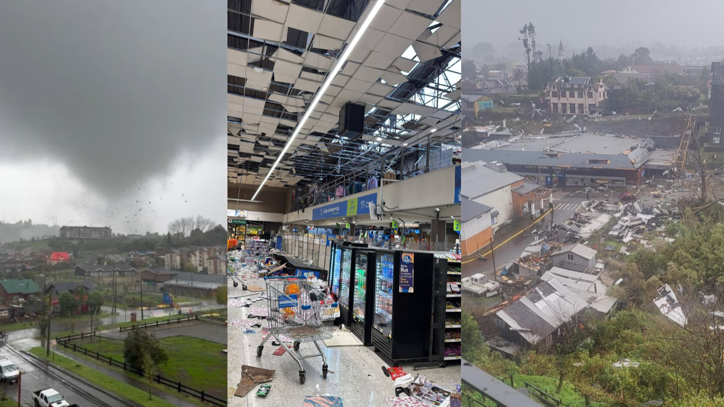 VIDEOS | Registran devastador tornado en Puerto Varas: Voló techos ...